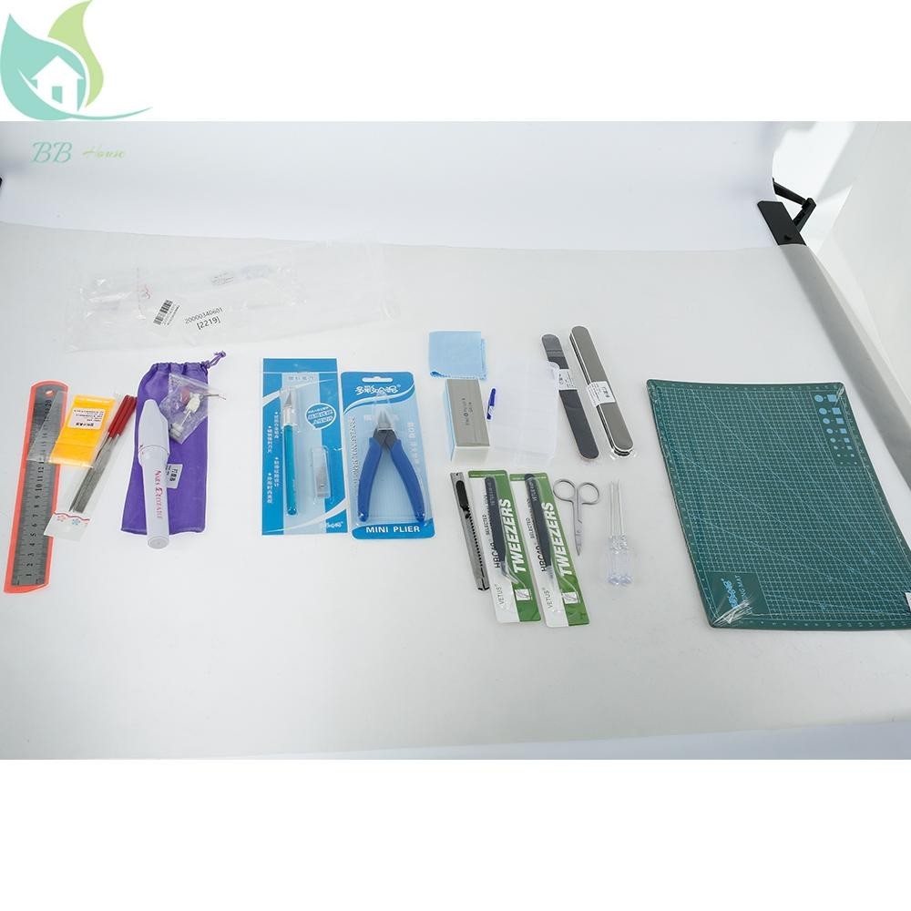 Modeler Basic Tool Set Complete Portable Hobby Building Tool Kit Model ...