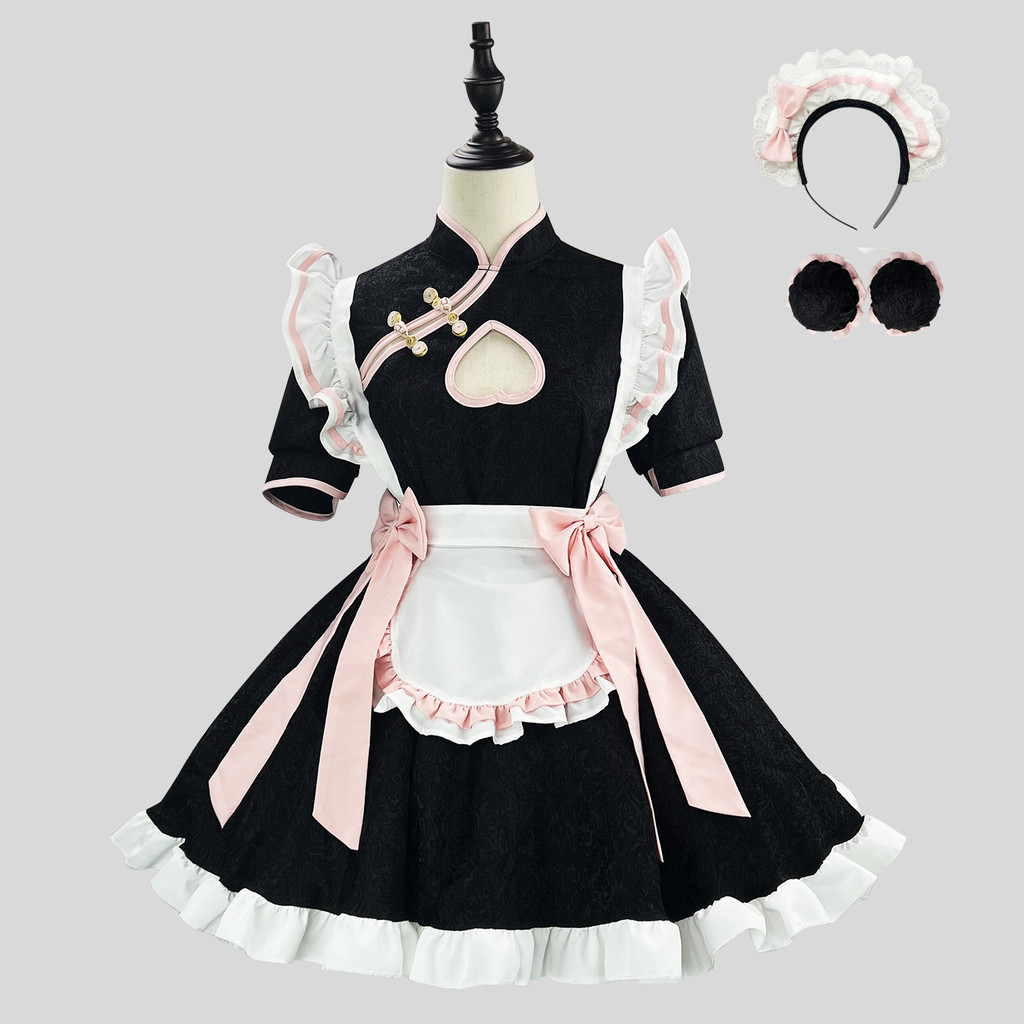 [New Style] New Style~Chinese Style Maid Outfit Lolita COS Hollow New ...