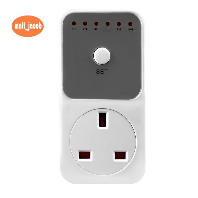 Smart Control Countdown Switch Plug-In Socket Auto Shut Off Outlet Uk ...