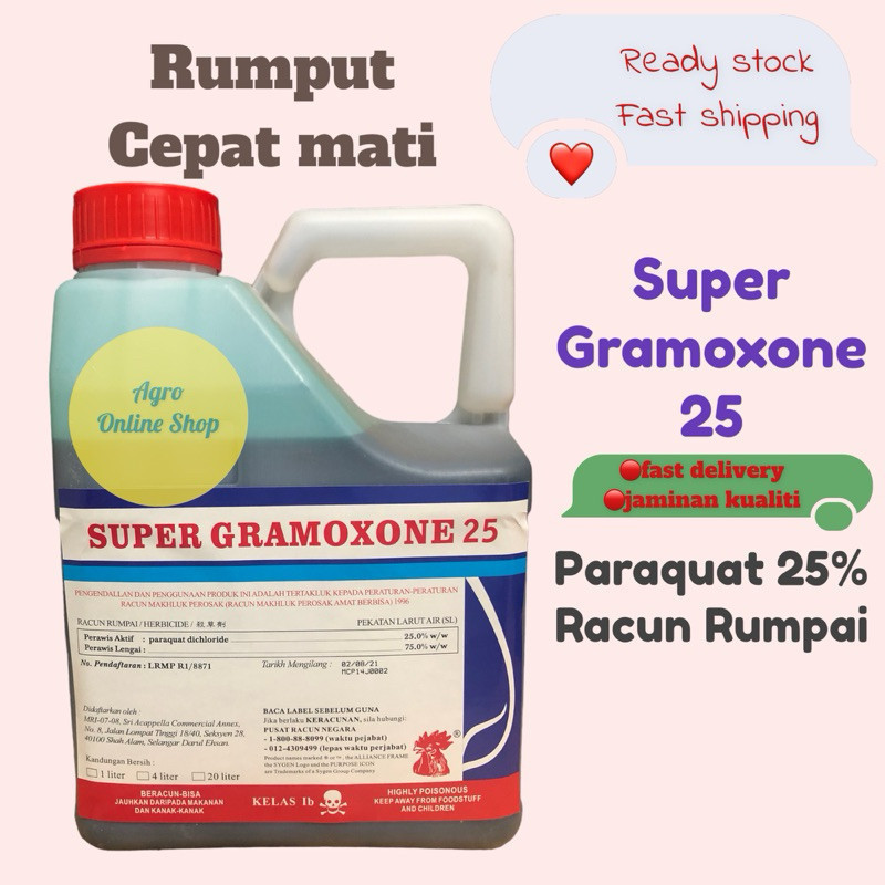 Racun sentuh 25% (4L)Rumput Lalang Rumpai Sambau | Shopee Malaysia
