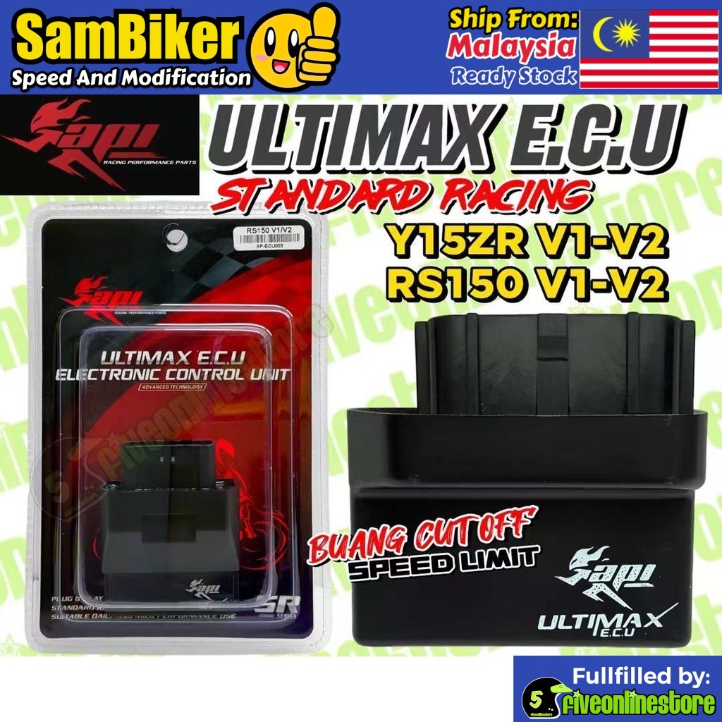 API Racing ECU RS150 V1 V2 RS 150 Y15ZR Y15 PNP No Dyno Ultimax ECU ...
