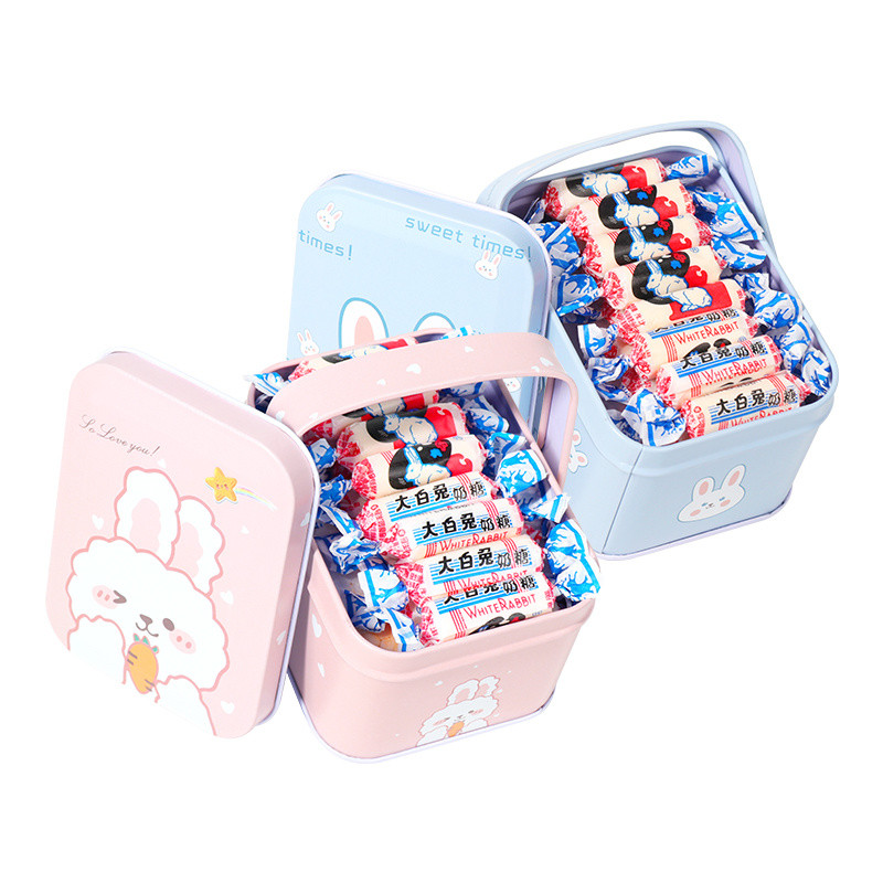 Guanshengyuan Big White Rabbit Toffee Tin Box Canned Mixed Flavor ...
