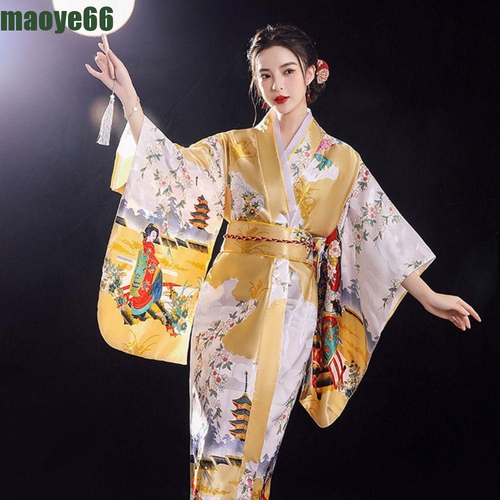 MAOYE Traditional Japanese Kimono, Japanese Style Cosplay Costume ...