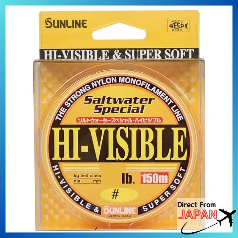 SUNLINE Nylon Line Saltwater Special High Visible 150m 1.25号 5lb Maji De 0.8号 3lb 1.5号 6lb ...
