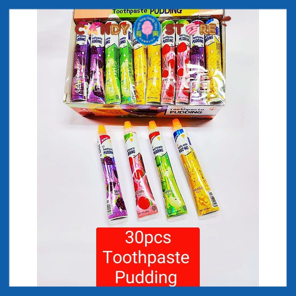 PUDDING JELLY 30pcs Toothpaste Pudding Jelly Frozen Ice Cream Fruit ...