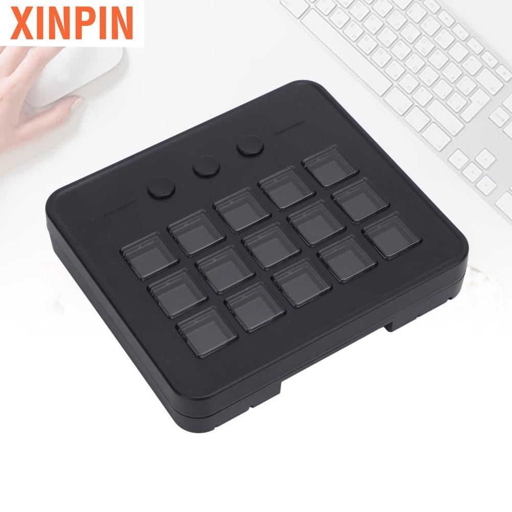 Xinpin Stream Controller Studio Keyboard with 15 Customizable LCD Keys ...
