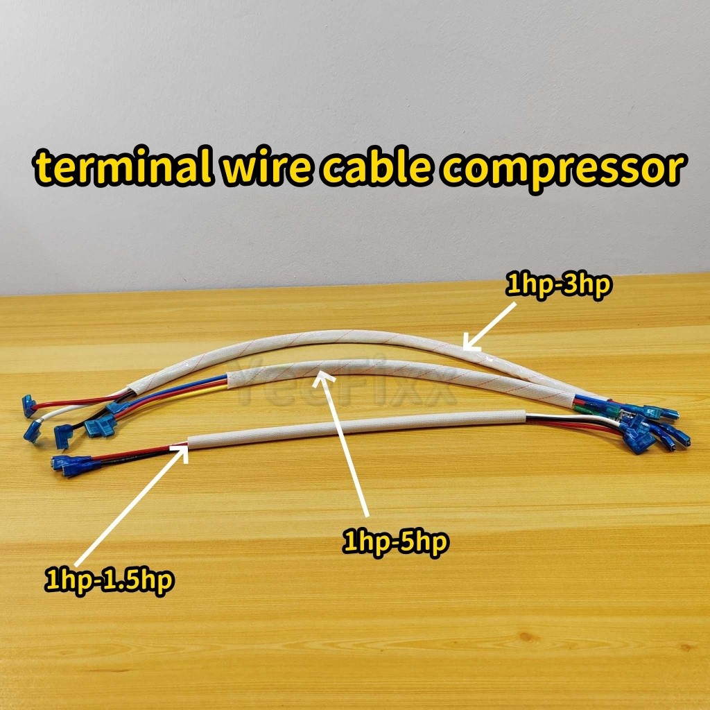 YeeFixx 3core compressor terminal wire cable Aircond outdoor motor ...