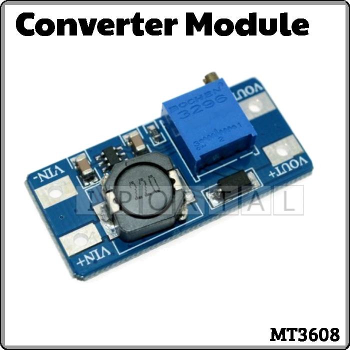MT3608 Step-Up Adjustable DC-DC Switching Boost Converter Arduino ...
