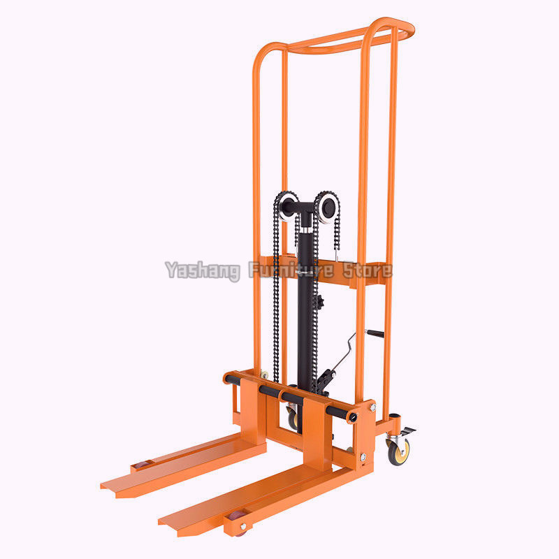 Hydraulic Forklift Lifting Cart Mini Fork LiftUnloading Artifact Truck ...