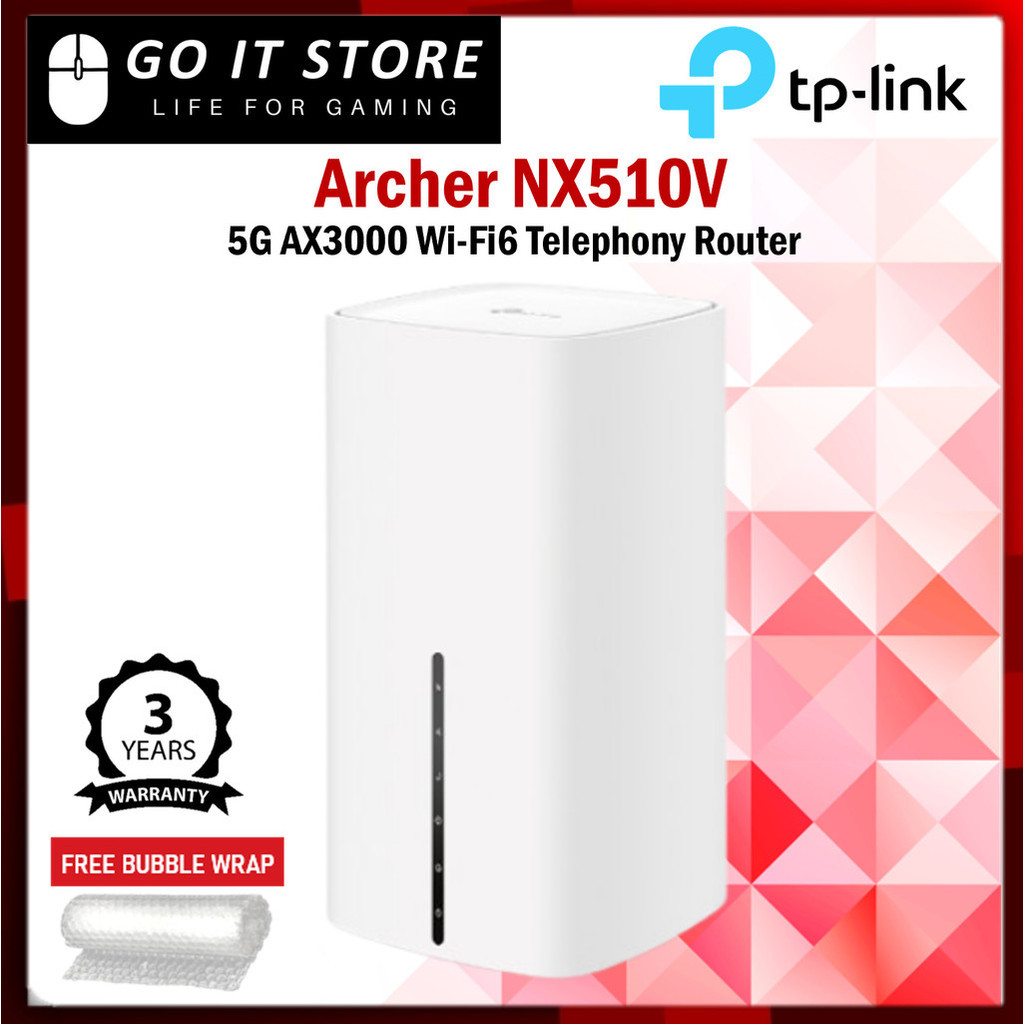 TP-Link Archer NX200 AX1800 Wireless Dual-Band Gigabit Router/ NX510v 5G AX3000 Wi-Fi6 Telephony ...