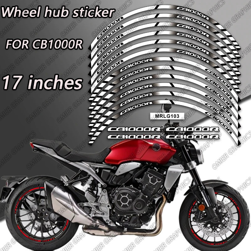 For HONDA CB1000R CB 1000 R Motorcycle Rim Wheel Hub Sticker Decals ...