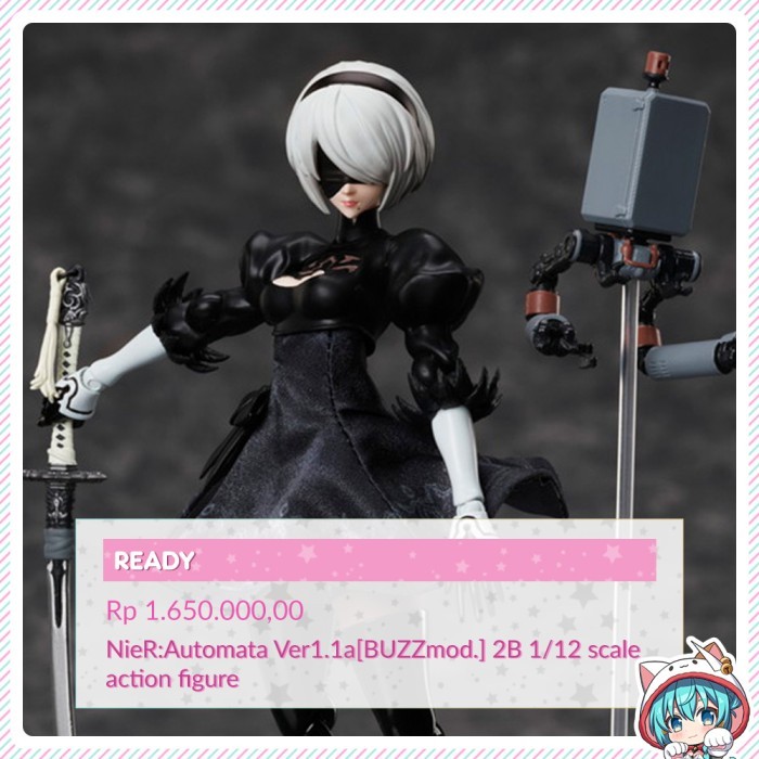 BUZZmod. Action Figure 1/12 2B - NieR: Automata | Shopee Malaysia