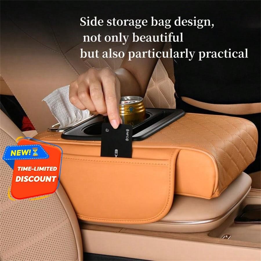 4 in 1 Car Armrest Storage Box Center Console Car Storage Box with Cup ...