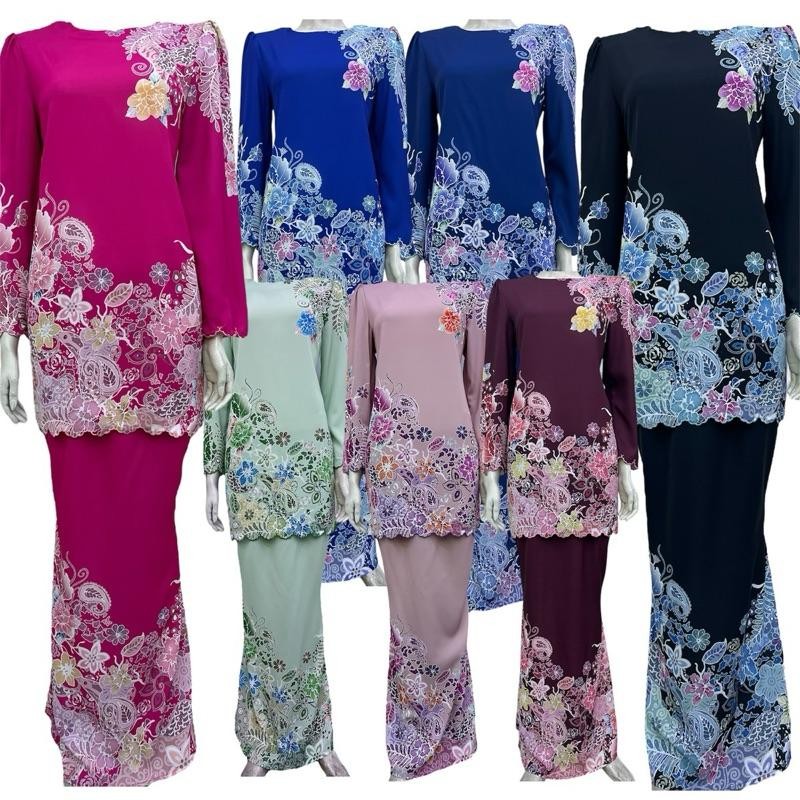 L00187 New Iris Kurung Moden Batik Fashion Kain Duyung ( Size:38-50) | Shopee Malaysia