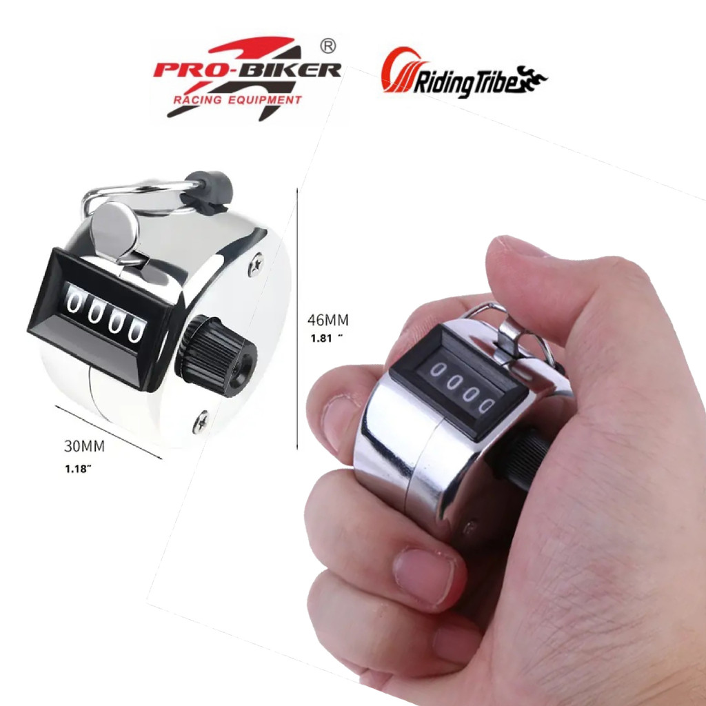 Probiker 1000 Digit Analog Hand Tally Counter 4 Digit Number Manual ...