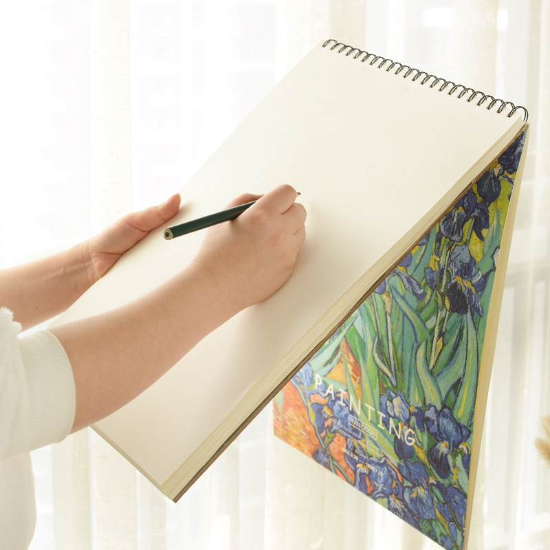 Hand-painted Blank Sketchbook Art Painting A4/A3 Sketchbook Fresh ...