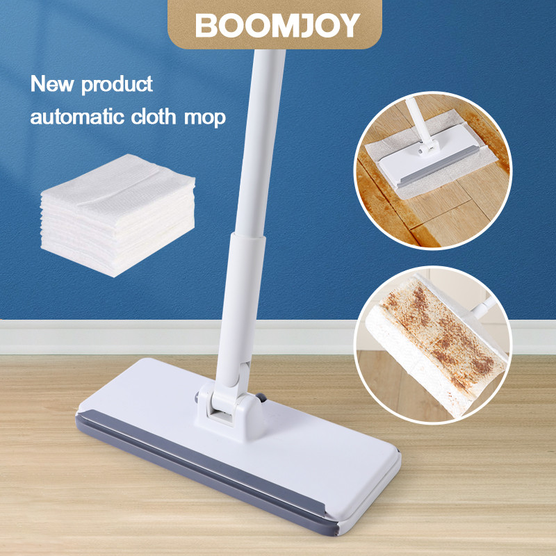 BOOMJOY Multifunction Automatic Cloth Changing Lazy Mop, Disposable ...