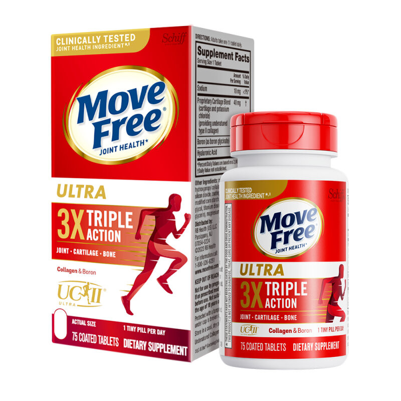 【buy 3 free 1】Move Free Ultra 3x Triple Action with UC-II Joint ...