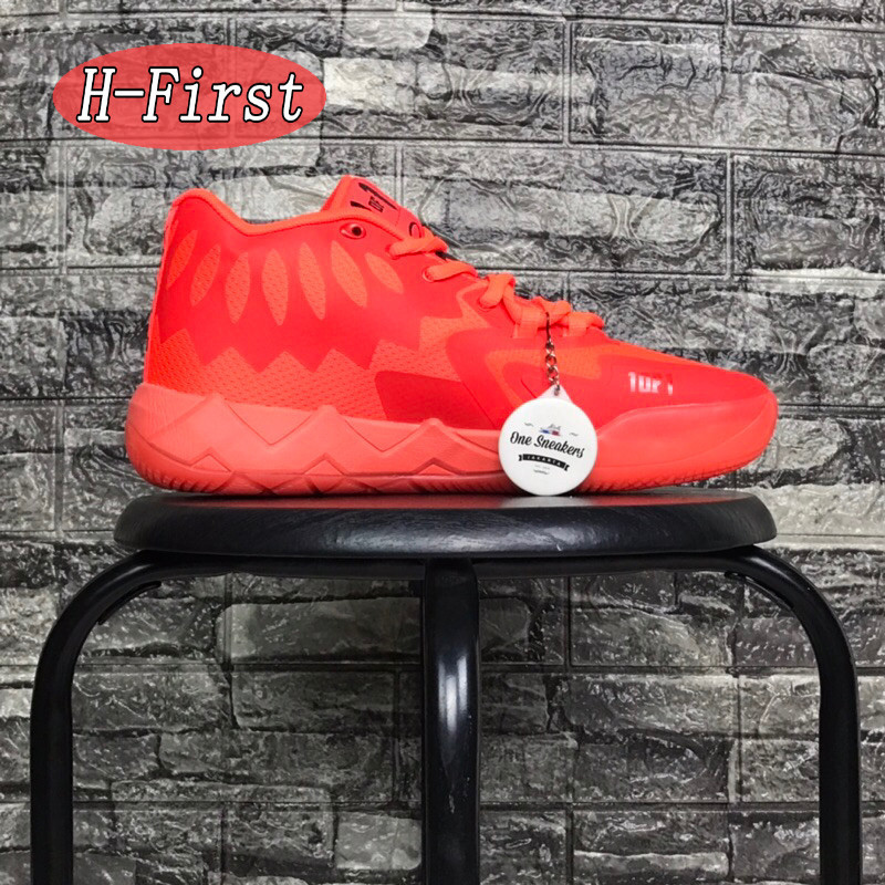 puma mb 01 lamelo "not from here red blast" Shock absorption sports ...