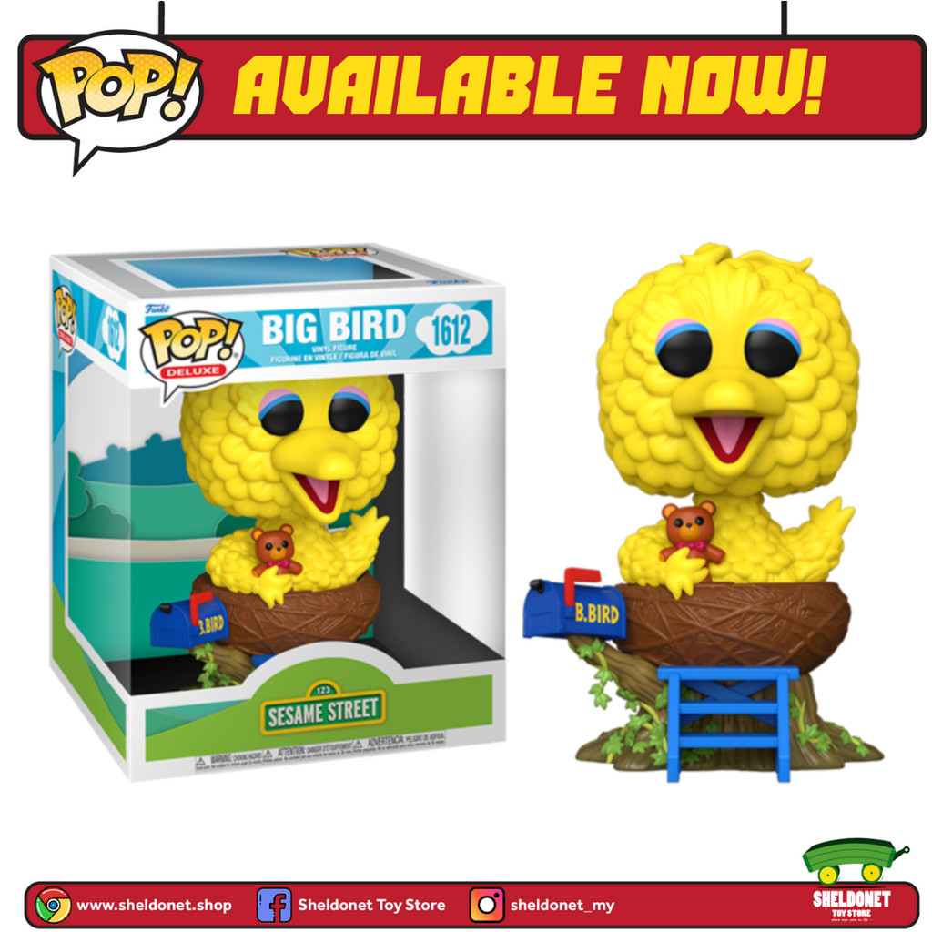 Funko Pop! Deluxe: Sesame Street - Big Bird in Nest | Shopee Malaysia