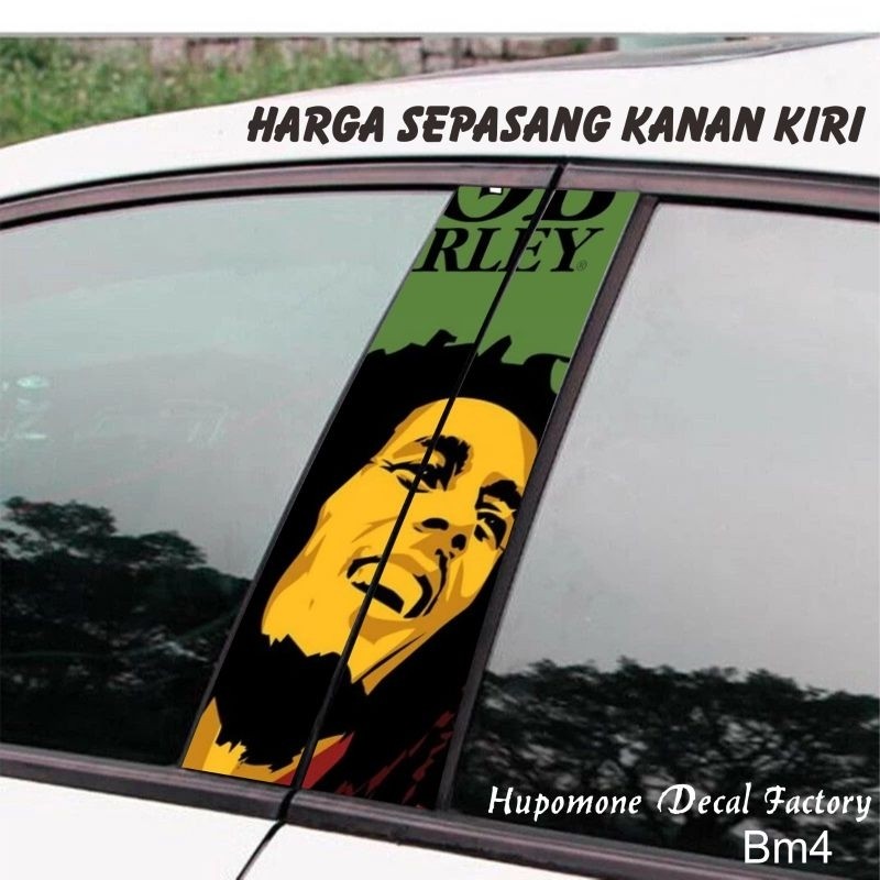 Bob Marley Edition Car Pillar Sticker - RON Design | Shopee Malaysia