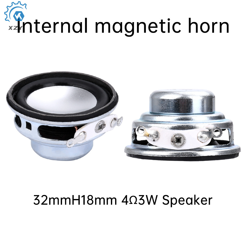 4Ω 3W 32MM Internal Magnetic Subwoofer Small Speaker Full Range Mini ...