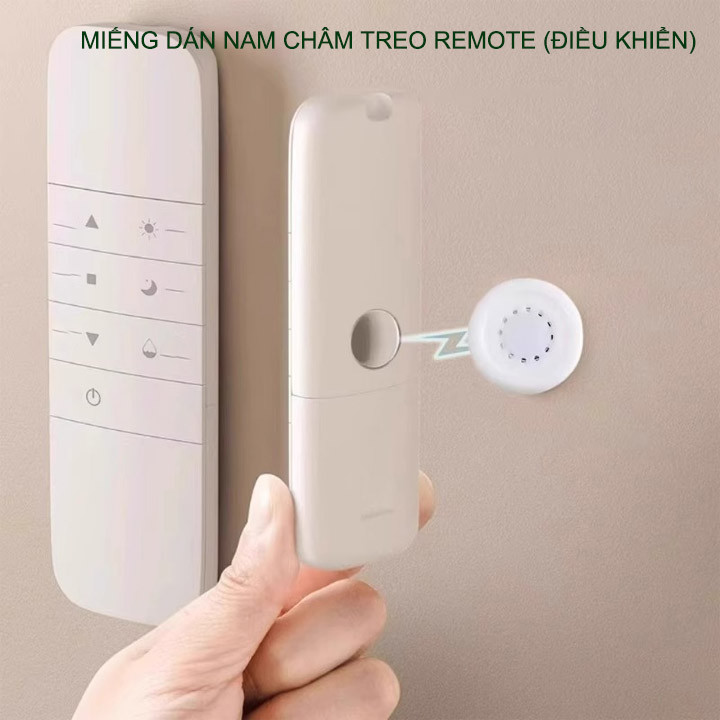 Magnetic stickers for hanging remotes and multi-function controls (Set ...