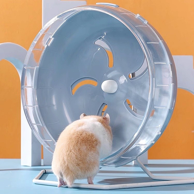 Hamster Running Wheel Mute with Bracket Roller Golden Bear Running ...
