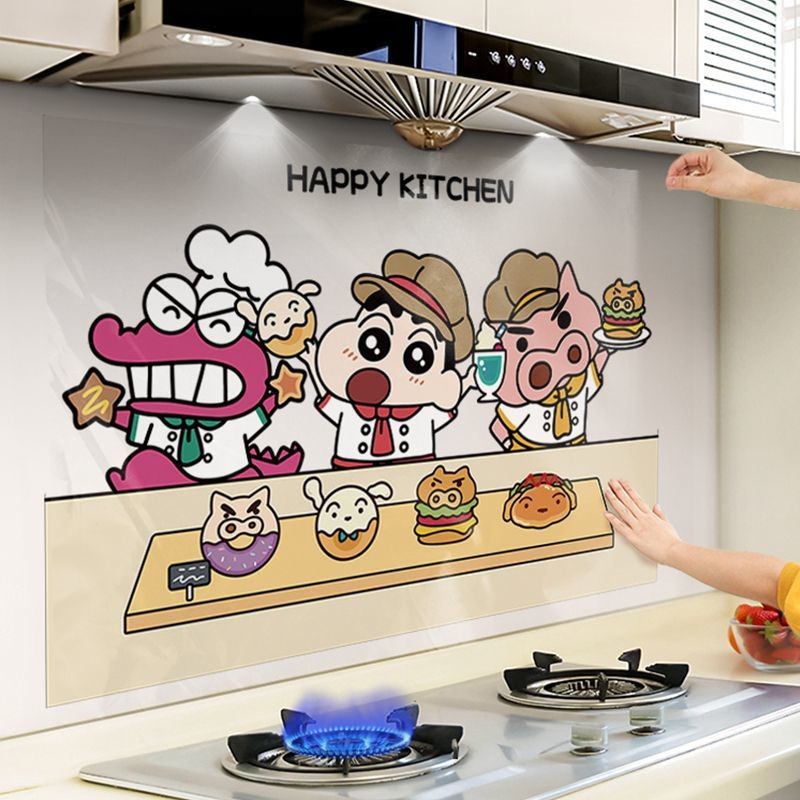 Wsanguicj3949 New Style Crayon Shin-Chan Kitchen Fume-Proof Sticker ...