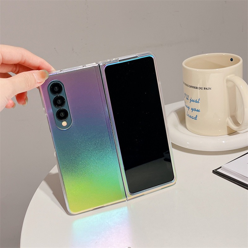 Gradient Color Frosted Folding Case Samsung Galaxy Z Fold 6 Fold 5 Fold ...