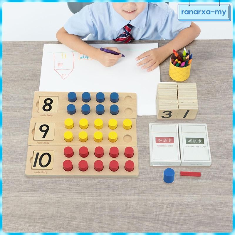 [RanarxaMY] Counting Peg Board Math Manipulatives Materials Addition ...