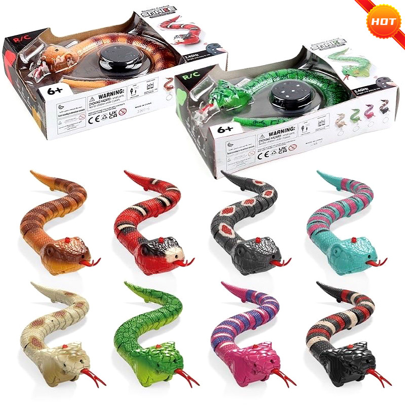 Y New Strange Tricky Toys Reptile Remote Control Sidewinder Sensor ...