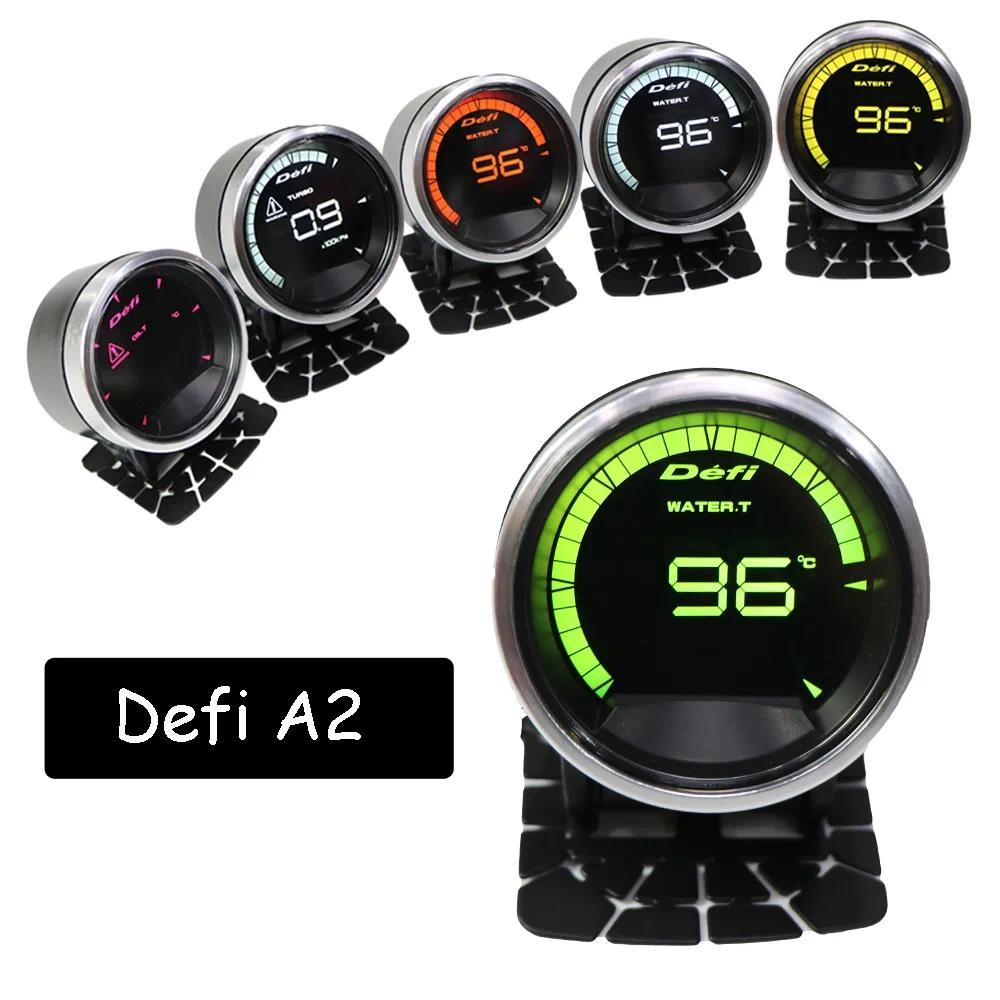New Defi A2 Seven Colors LCD Display OBD Car Gauge Water Temperature ...