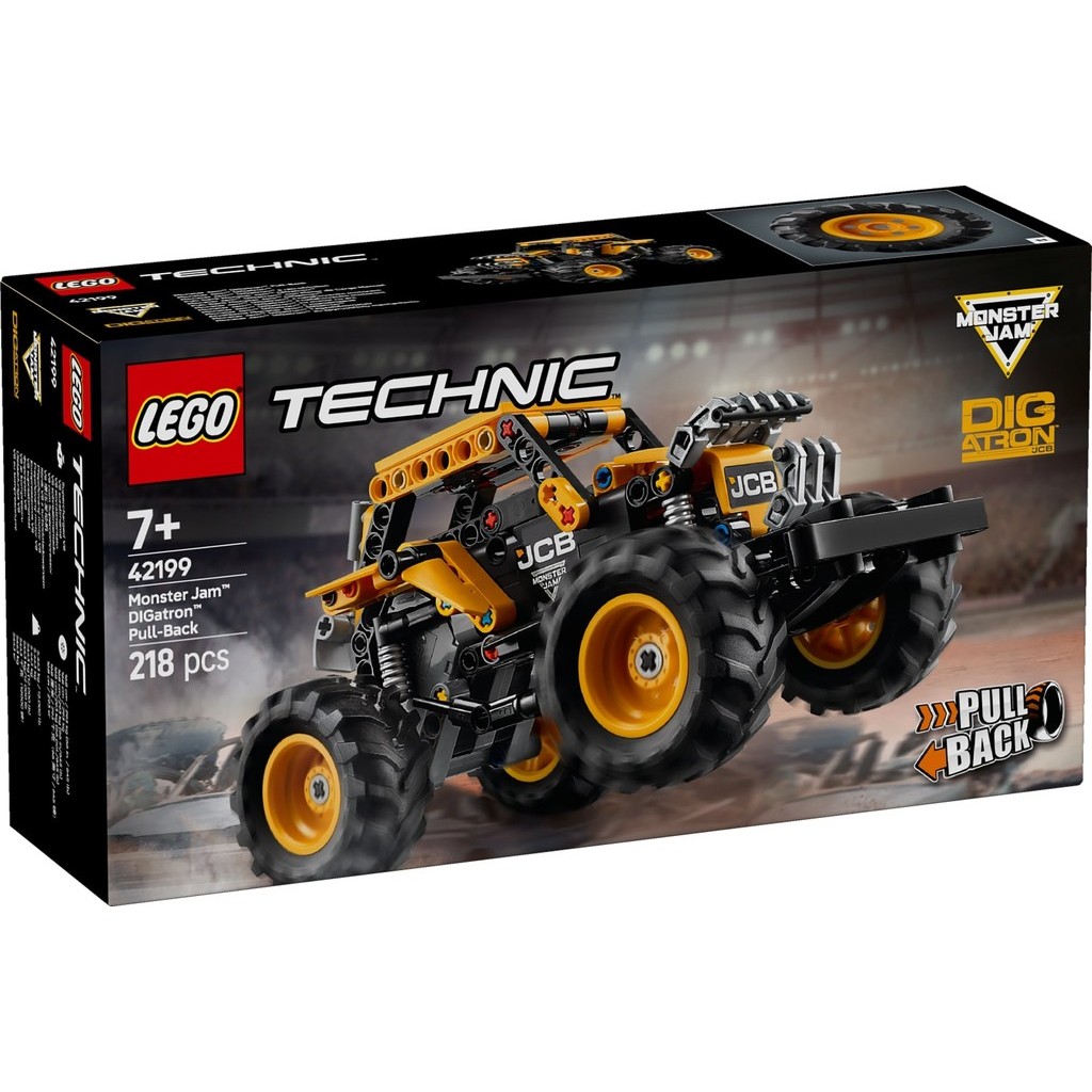 LEGO 42199 Technic Monster Jam DIGatron Pull-Back Building Toy Set (218 ...