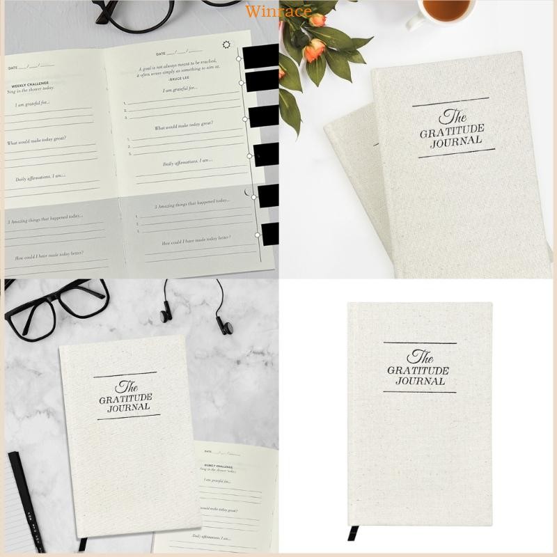 WRC Daily Gratitude Journal with Prompts for Happiness Mindfulness and ...