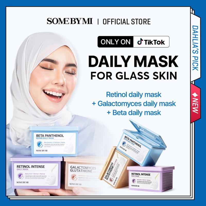 SOME BY MI DAILY MASK 30ea/350ml (GALACTOMYCES GLUTATHIONE , RETINOL ...