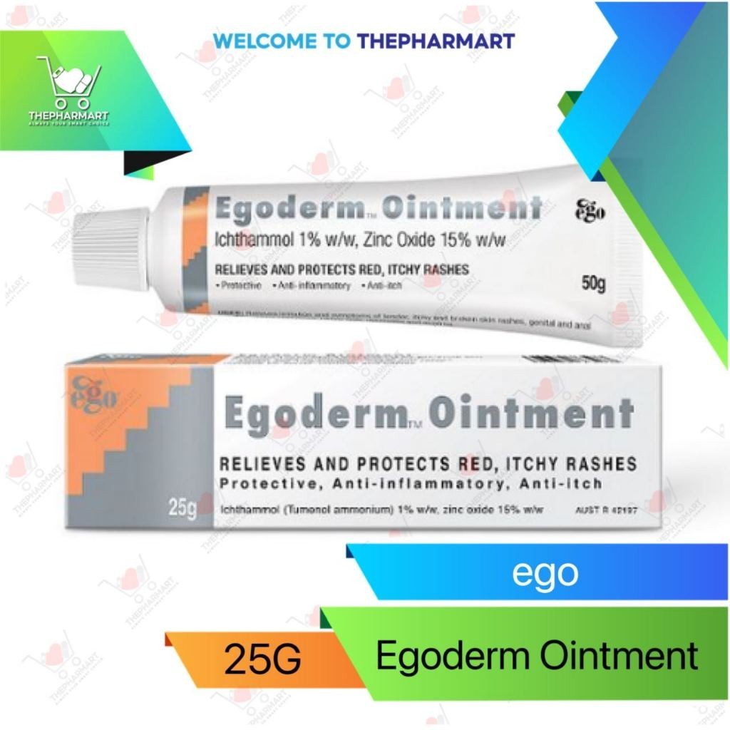 Egoderm Ointment (25G) For Itchyness and dryness sensitive skin ...