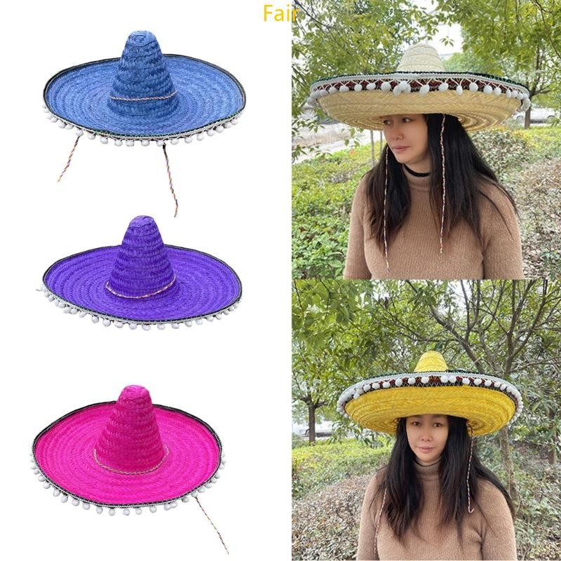 Fair Mini Mexicans Sombrero Hat Straw Sombrero Hat Fiest Hat Sombrero ...