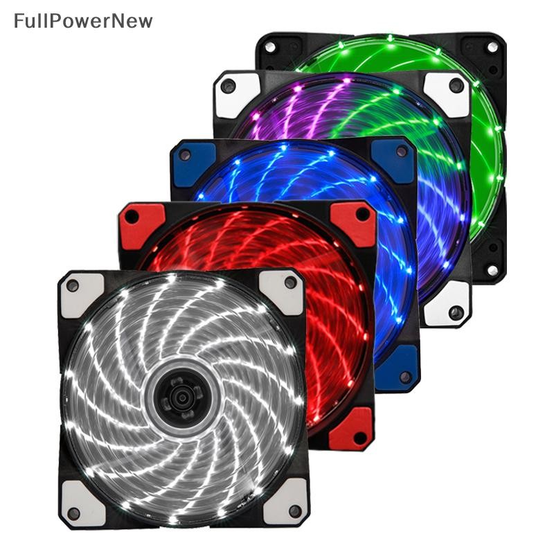 Full 120mm Computer Case Fan Silent Fan CPU Cooling RGB Quiet PC Cooler ...