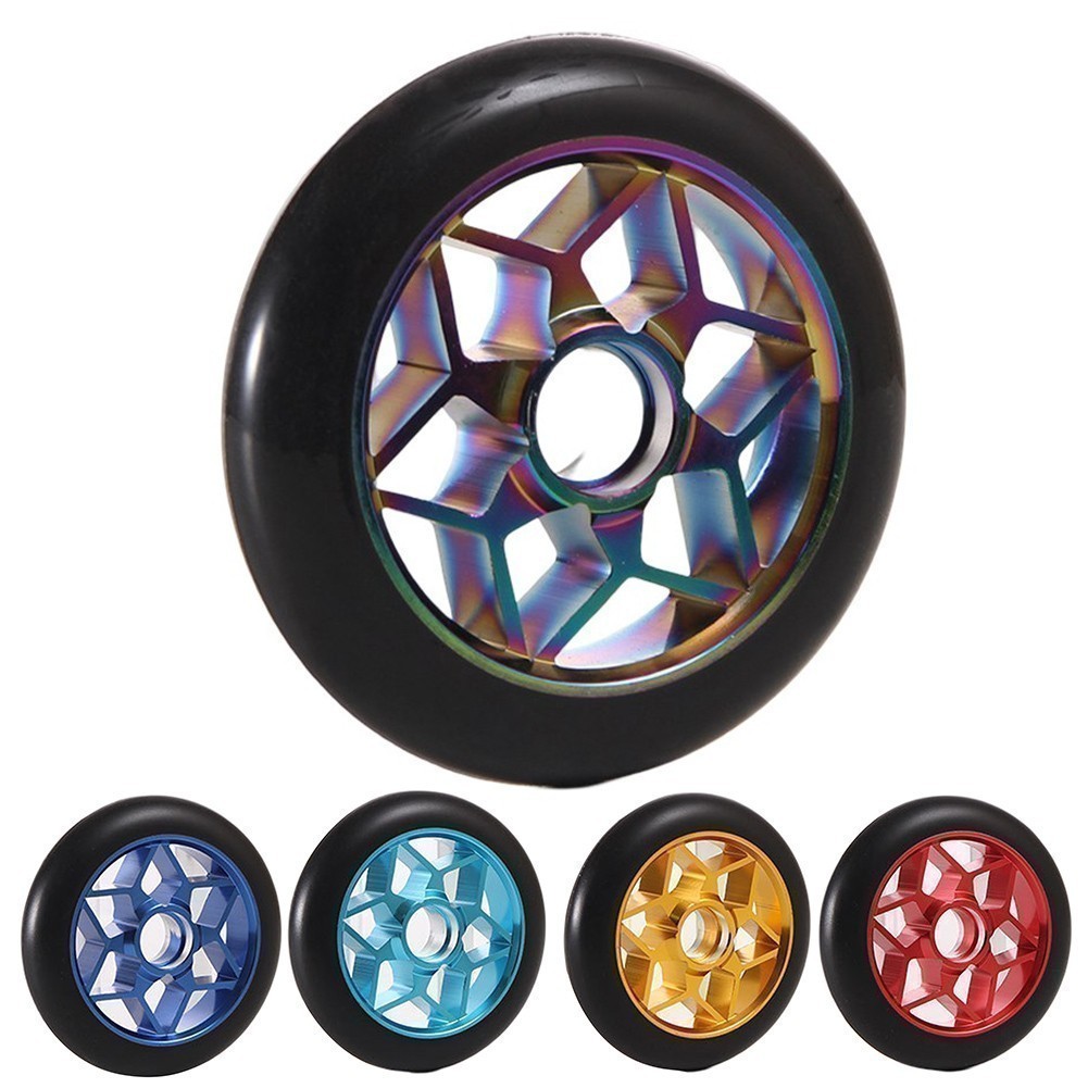 Stunt Scooter Wheels 110mm with High Elasticity and Aluminum Alloy Hub ...