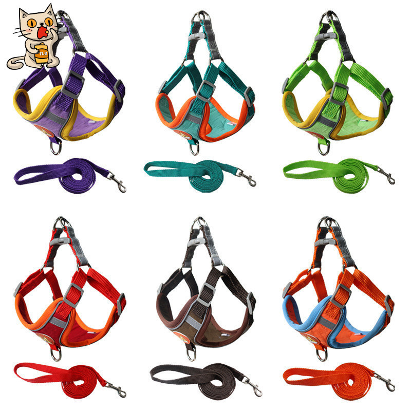 Pet Harness Dog Harness Cat Leash Tali Kucing Tali Anjing Puppy Collar ...