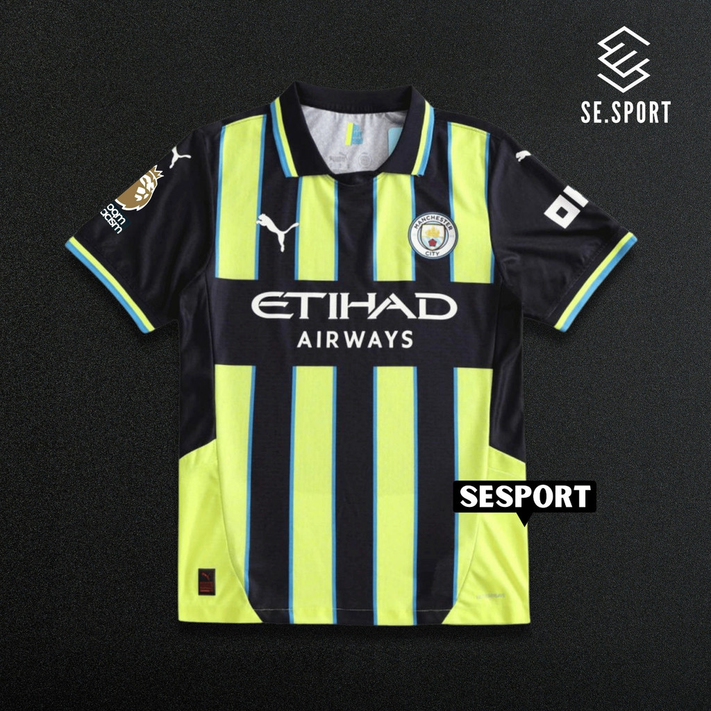 (PLAYER Issue) Manchester City Jersey 2024 2025 Citi Away Football ...