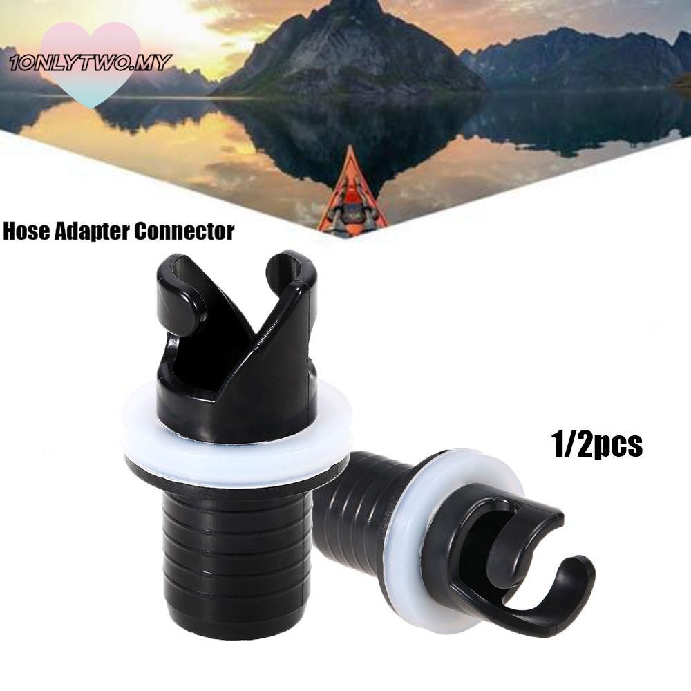 1ONLYTWO 1/2pcs Air Valve Caps Black PVC Raft Foot Pump Water Sports ...