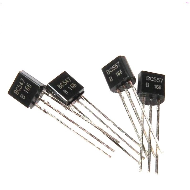 50Pcs BC547 + BC557 Each 50Pcs BC547B BC557B NPN PNP Transistor TO-92 ...