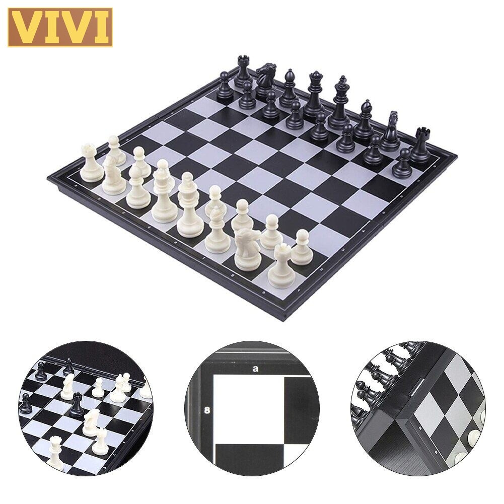 Catur Papan Perjalanan Magnet Folding Magnetic Travel Board Chess Set ...