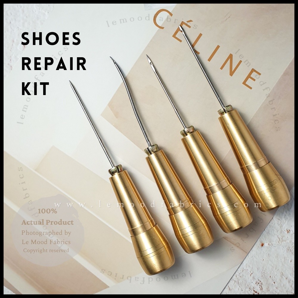 Le Mood Interchangeable Hand Awl Shoes Repair Tool Leather Hand Awl ...