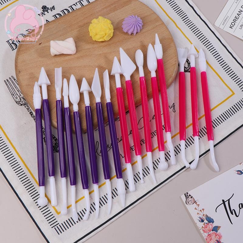 thewoodfamer 8pcs/Set Clay Modeling Tools Plastic Wax Carving Pottery ...