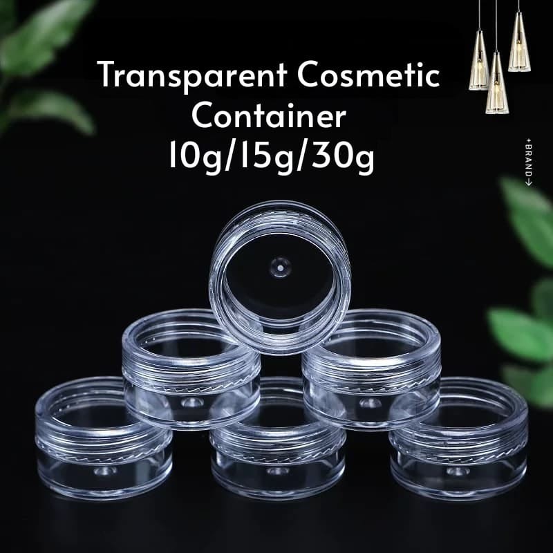 Cosmetic Jar/ Transparent Cream Container/ Cosmetic Container Skincare ...