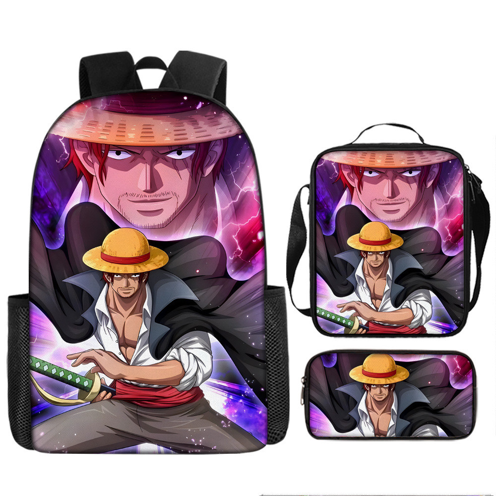 One piece Luffy School Bag Zoro Student Backpack one piece Backpack one ...