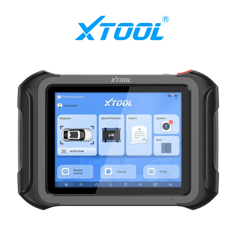 XTOOL D9S Automotive Scanner,ECU Coding, Topology Map,Key Programmer Tool,Bi-Directional Control ...